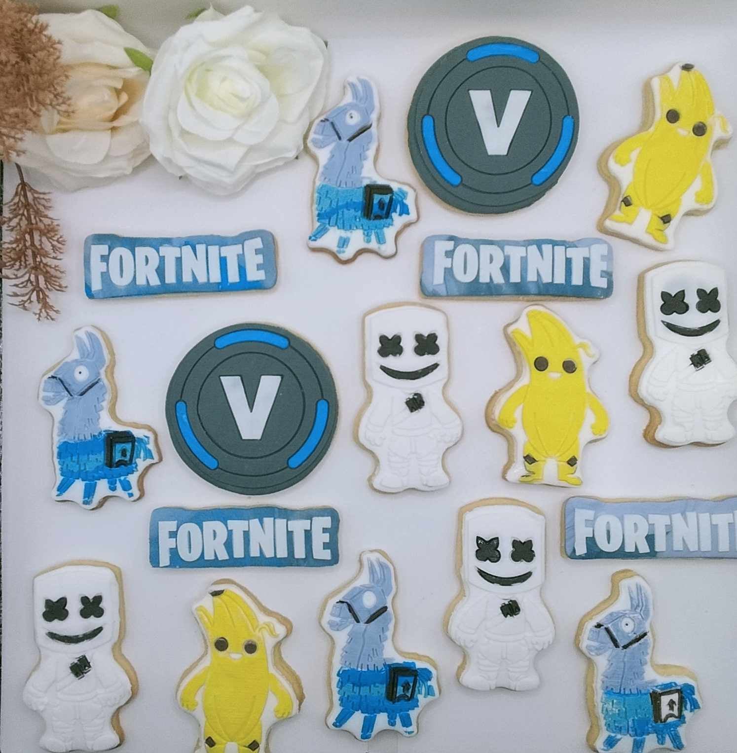 Fortnite Themed Sugar Cookies | Bake My Day